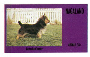 Stamp: Dogs (India, Nagaland: Cinderella Stamps(Dogs 1973) Col:ND 1973 ...