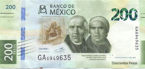 Banknote: 200 Pesos (Mexico(2024 "30 Anniversary of Autonomy of Banco ...