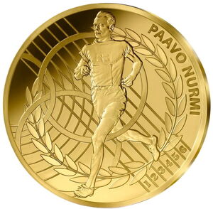 Coin: 10 Euro (Paris 1924 Olympic Games - Paavo Nurmi) (France(2021~2024 - Olympic Games Paris ...