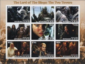 Stamp: The Lord of the Rings: The Two Towers (Benin: Illegal Stamps ...
