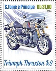 Stamp: Triumph Thruxton RS (São Tomé and Príncipe(Motorcycles (2020 ...