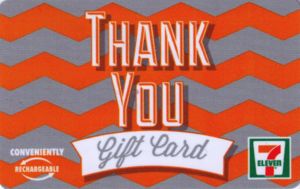 Gift Card: thank you (7 Eleven, United States of America) (7Eleven USA ...