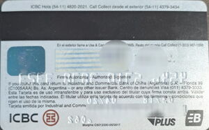 Bank Card: Icbc (ICBC - Industrial and Commercial Bank of China ...