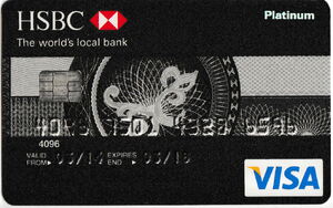 Bank Card: HSBC Visa Platinum (HSBC, IndonesiaCol:ID-VI-0152
