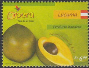 Sello: Products of Peru - Lucuma (Perú(Fruits of Peruvian Jungle) Mi:PE ...