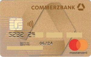Bank Card: Commerzbank MC Gold 09-18 (Commerzbank, Germany, Federal ...