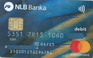 Bank Card: NLB Banka (NLB Banka AD Skopje, North MacedoniaCol:MK-MC-0006 💳