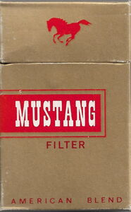Cigarette Pack: Mustang (IsraelCol:IL-CT-0059