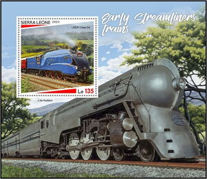 Stamp: LNER Class A4 (Sierra Leone(Streamliners Trains (2023)) Col:SL ...