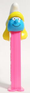 Meal Toy: Smurfette (Candy, Europe(PEZ - the Smurfs) Col:PEZ-2017-0024