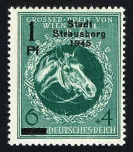 Stamp: Print on German Empire stamp (Germany, Local Post(Strausberg) Mi ...
