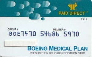Functional Card: Boering Medical Plan (Airlines, United States of ...