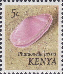 Stamp: Morning Pink (Pharaonella perna) (Kenya(Molluscs of the Sea) Mi:KE 36,Sn:KE 36,Yt:KE 34 ...