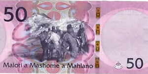 Banknote: 50 Maloti (Lesotho(2010-2023 Issue) Wor:P-23c