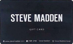 כרטיס מתנה: Steve Madden (Steve Maden, ישראל(Steve Maden) Col:ISR ...