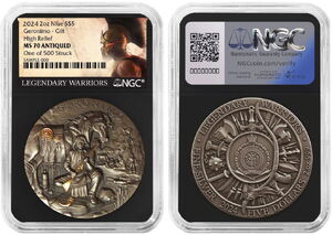 Coin: 5 Dollars (Legendary Warriors - Geronimo) (Niue(Numismatic ...