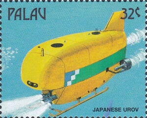 Stamp: Japanese UROV (Palau(Deep-sea robots) Mi:PW 1294,Yt:PW 1113,Sg ...