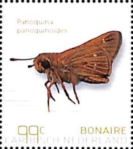 Stamp: Obscure Skipper (Panoquina panoquinoides) (Bonaire(Butterflies ...