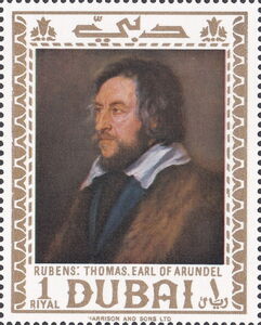 Марка: Thomas Howard, Earl of Arundel, by Peter Paul Rubens (Дубай ...
