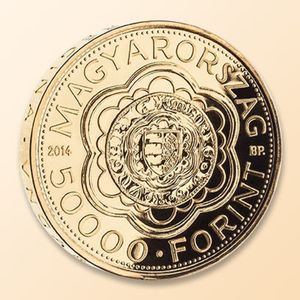 Coin: 50,000 Forint (The Gold Florin of Mary, 1382-1395. Piedfort ...