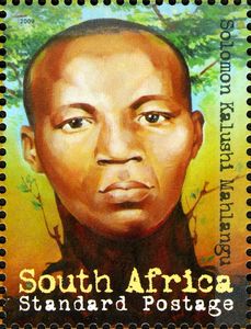 Selo: Solomon Kalushi Mahlangu (1956-1979) (África do Sul(Freedom ...