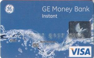 Bank Card: GE Money Bank Instant (GE Capital Bank, RussiaCol:RU-VI-0269.01