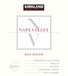 Drink Label: Kirkland Signature Napa Valley Red Blend (DC Flynt MW ...