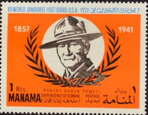 Stamp: Lord Robert Baden-Powell (1857-1941), Founder Scout Movement ...