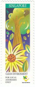 Stamp: Clean Environment (Singapore(Protection of the Environment) Mi ...