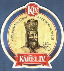 Beer Coaster: Karel IV (Pivovar Karel IV, Czech RepublicCol:CZ-002547