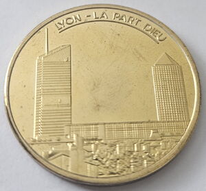 Token: Lyon - La Part-Dieu (France(Tourist Tokens - Fonderie Saint Luc ...