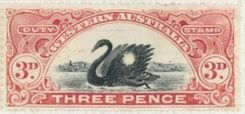 Stamp: Western Australia Duty Stamp (Western Australia: Revenue Stamps ...