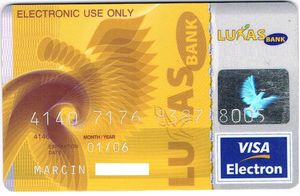 Bank Card: Fractal Yellow (Lukas Bank, PolandCol:PL-VE-0026.01