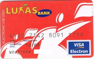 Bank Card: Lukas Bank (Lukas Bank, PolandCol:PL-VE-0027.01