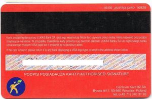 Bank Card: Lukas Bank (Lukas Bank, PolandCol:PL-VE-0027.01