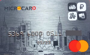Bank Card: Micro Card (Payment Standard, RussiaCol:RU-MC-3492