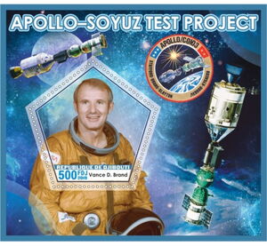 Stamp: Space Apollo–Soyuz Test Project (Djibouti: Illegal Stamps(Apollo ...