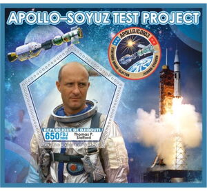 Stamp: Space Apollo–Soyuz Test Project (Djibouti: Illegal Stamps(Apollo ...