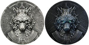 Coin: 2,000 CFA Francs (Anubis Guardian of the Afterlife) (Gabon(1960 ...