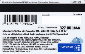 Functional Card: Stil begeistert (Payback, Germany, Federal Republic ...