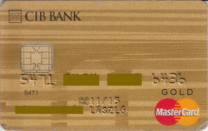 Bank Card: CIB Bank (CIB Bank, HungaryCol:HU-MC-0052.03