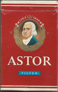 Cigarette Pack: Astor (Germany, Federal RepublicCol:DE-CT-0391