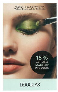Gift Card: Make-Up (Douglas, Germany, Federal Republic(Paper card) Col ...