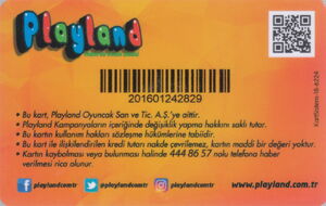 Functional Card: Playland (Games Centers, Amusement Parks, Türkiye ...