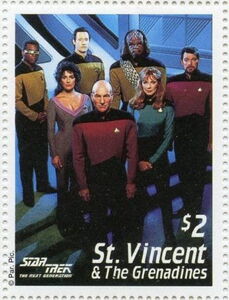 Stamp: Crew members (Saint Vincent and The Grenadines(7th Anniversary ...