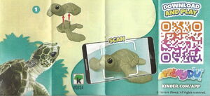 Meal Toy: Sea Turtle (Kinder Surprise, Europe(Kinder - Natoons cubs ...