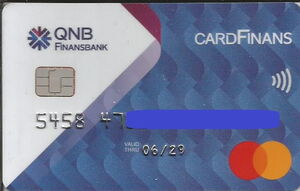 Bank Card: Cardfinans (Finansbank, Türkiye (Turkey)Col:TR-MC-0703 💳