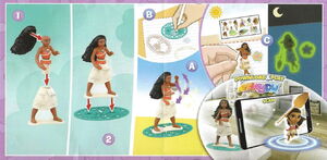 Meal Toy: Moana (Kinder Surprise, Europe(Maxi - Disney Princess) Col:VQE01
