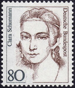 Stamp: Clara Schumann (1819-1896) (Germany, Federal Republic(Women in ...