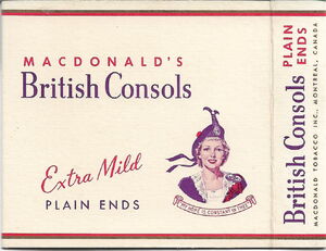 Cigarette Pack: British Consols (CanadaCol:CA-CT-0035